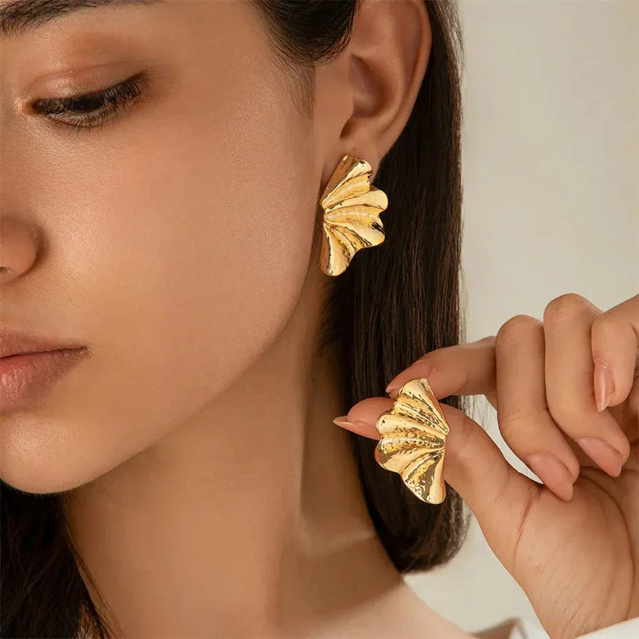 Maple Leaf Stud Earrings – True Vibe Wear